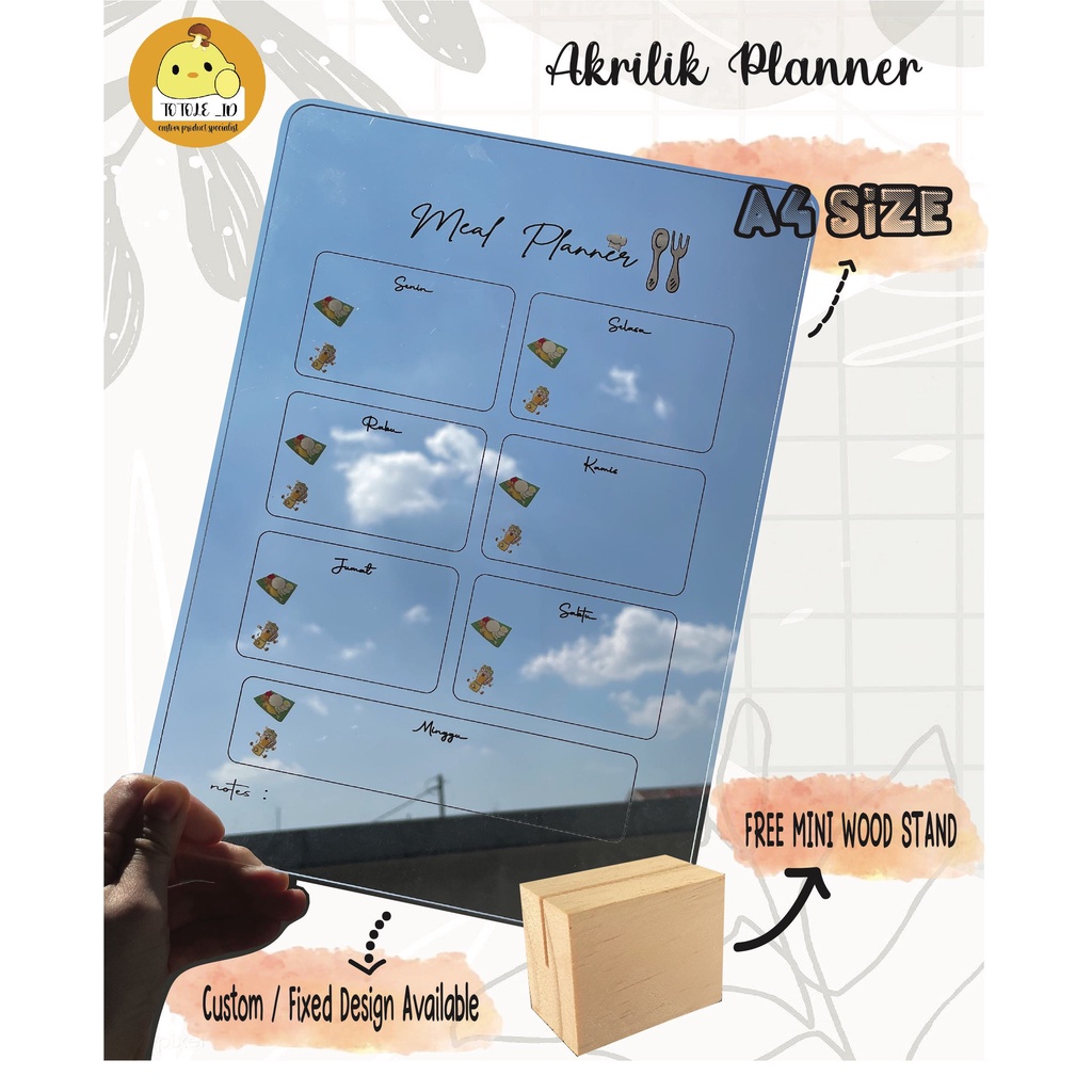 Jual AKRILIK PLANNER / AKRILIK TO DO LIST / PAPAN TULIS AKRILIK ...