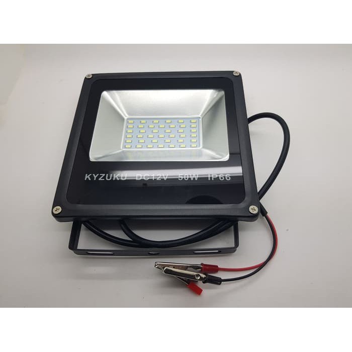 Jual Kyzuku 12V Dc 50 Watt 39 Led Smd Floodled Ip66 Tipis / Lampu Sorot | Shopee Indonesia