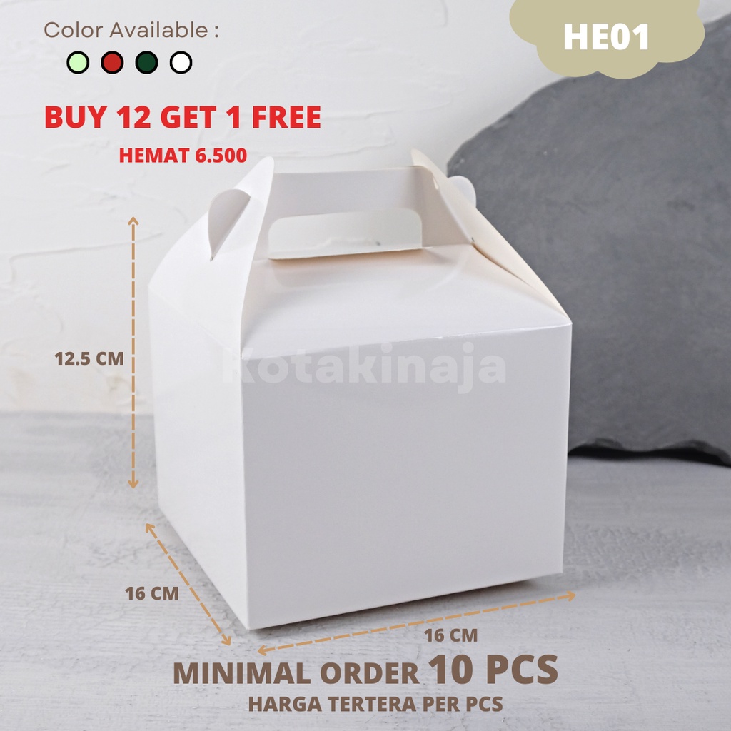 Jual Gable Box / Box Gable 16 x 16 / Box Gable Jingjing / Box Hampers ...