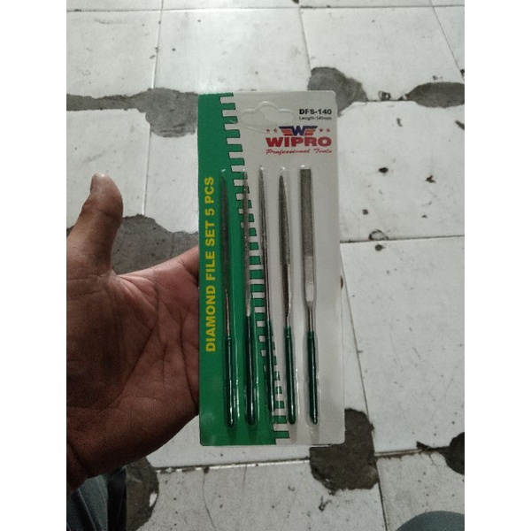 Jual kikir intan /kikir diamond/Diamond file set wipro DFS140 (kikir ...