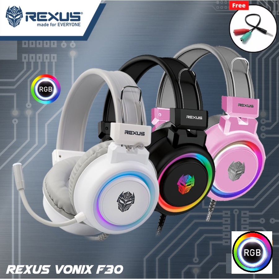 Jual Rexus Headset Gaming Vonix F30 | Shopee Indonesia