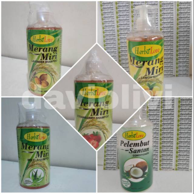 Jual Shampoo Merang Miri 500ml Herbalove | Shopee Indonesia