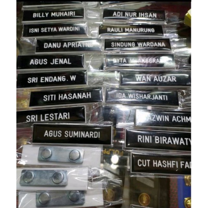 Jual Papan nama#name tag magnet | Shopee Indonesia