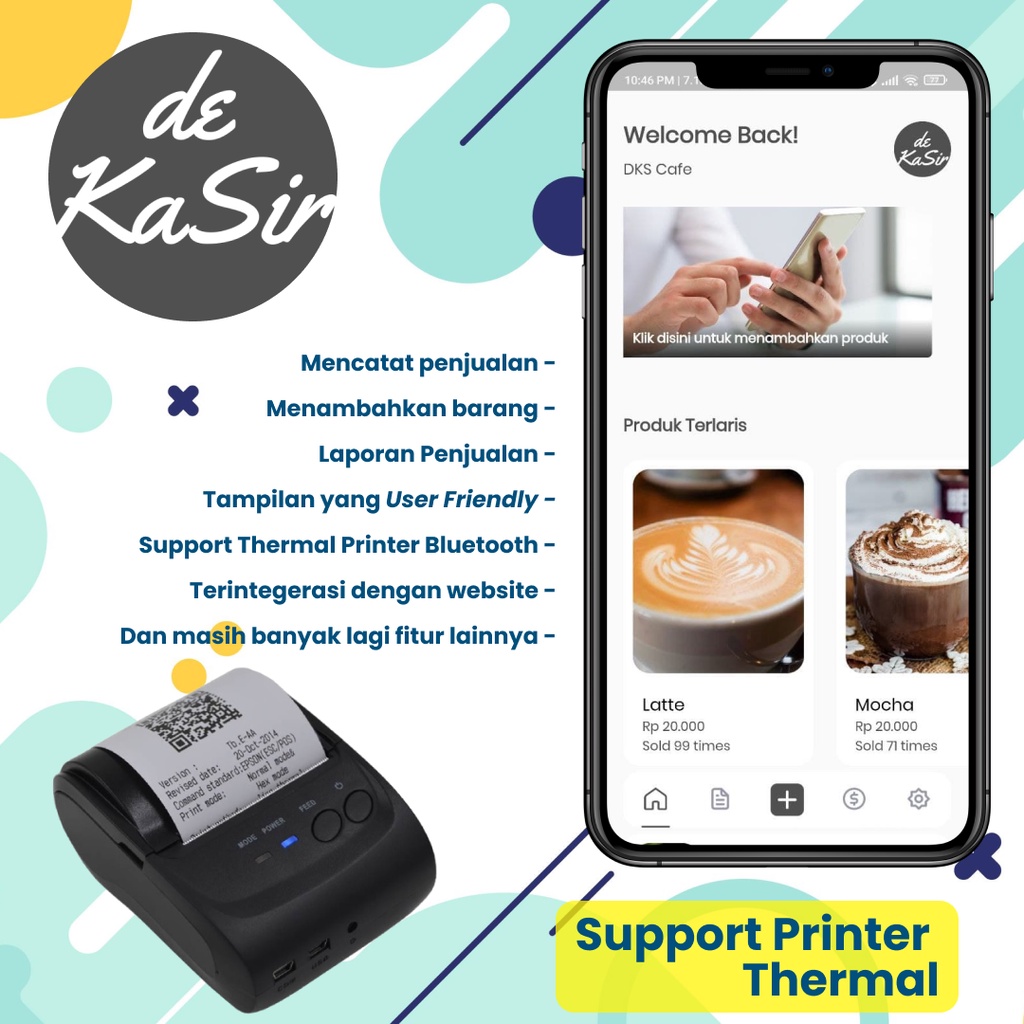 Jual [Source Code] Aplikasi Kasir Berbasis Android Flutter dan Admin ...