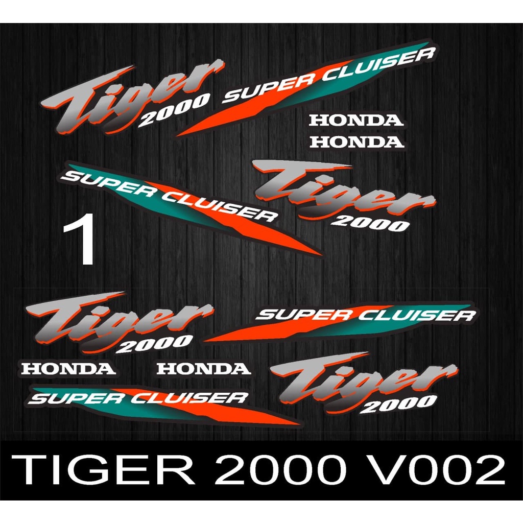 Jual STIKER STRIPING DECAL TIGER 2000 V002 | Shopee Indonesia