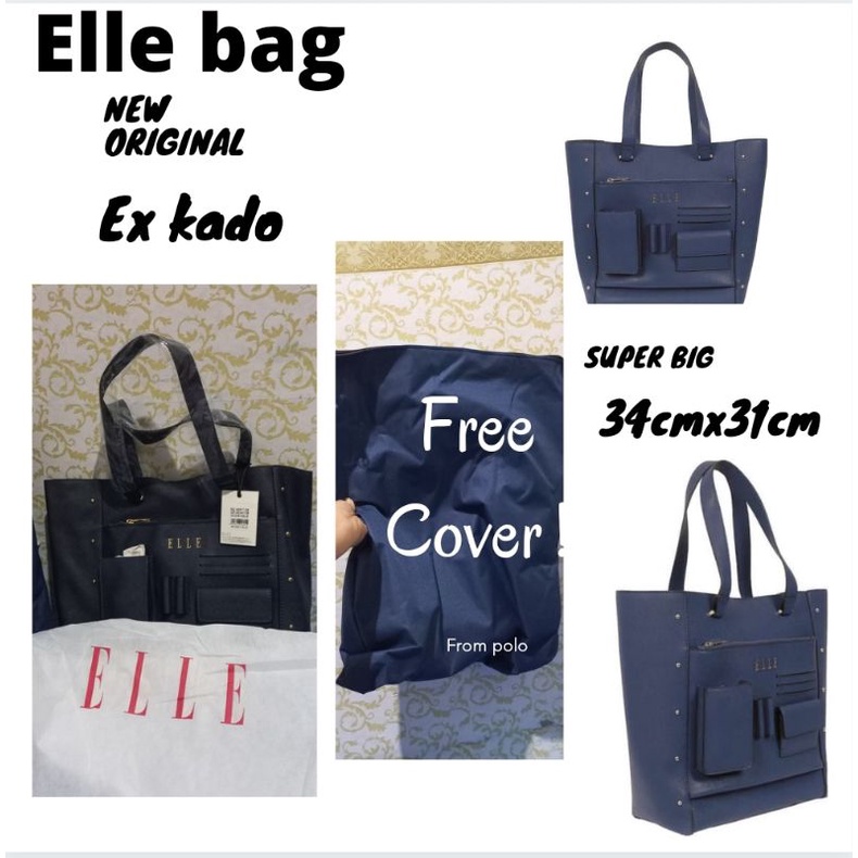 Jual tote bag elle original / tas elle original | Shopee Indonesia