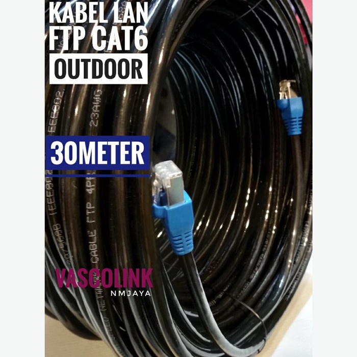 Jual adaptor-kabel- kabel lan cat6 stp ftp outdoor high speed siap ...