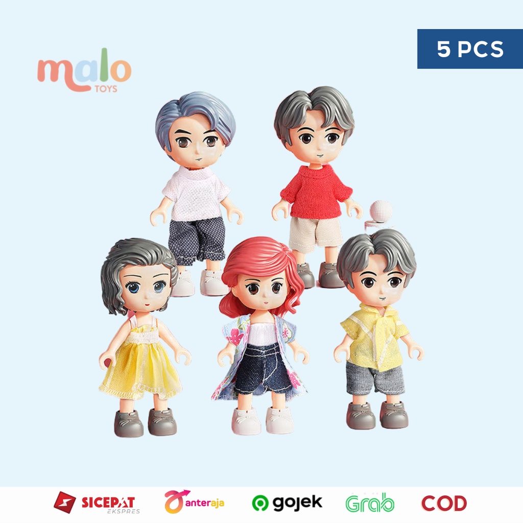 Jual MALOTOYS - Feelo Dolls 1pcs Blocks House 1 pcs Mainan Anak Bricks ...