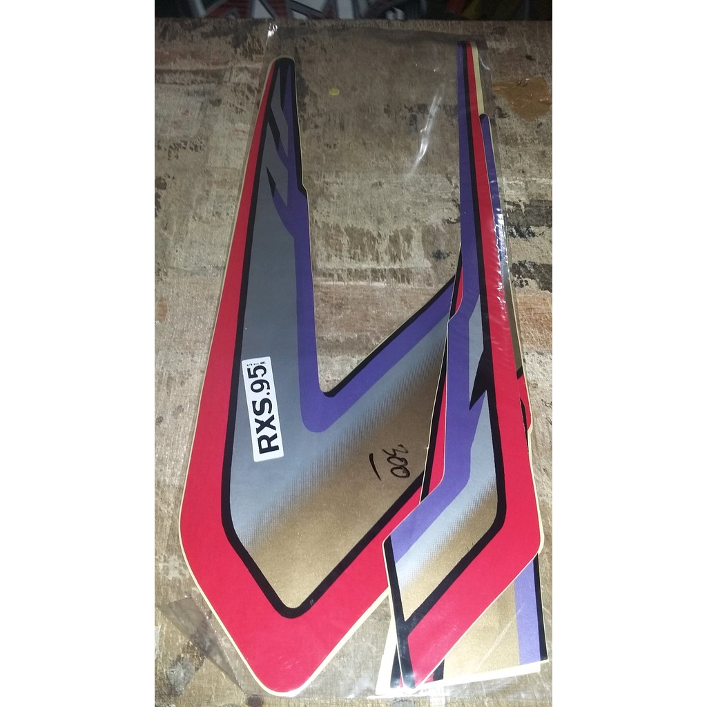Jual Stiker striping sticker yamaha rx spesial 1995 merah | Shopee ...