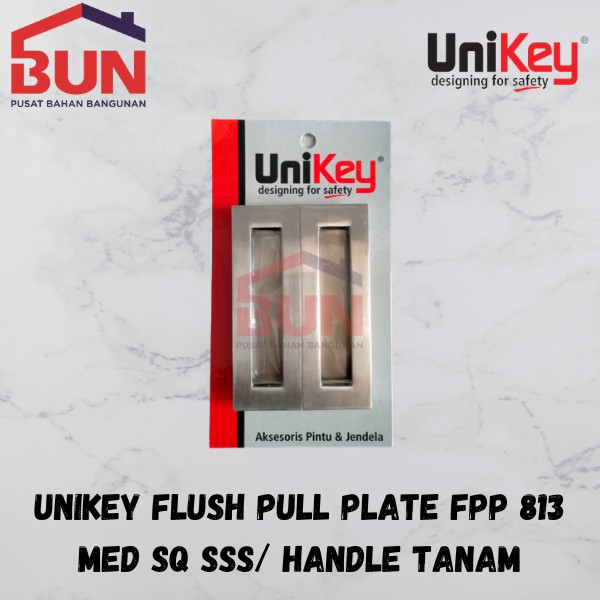 Jual UNIKEY FLUSH PULL PLATE FPP 813 MED SQ SSS/ HANDLE TANAM | Shopee Indonesia