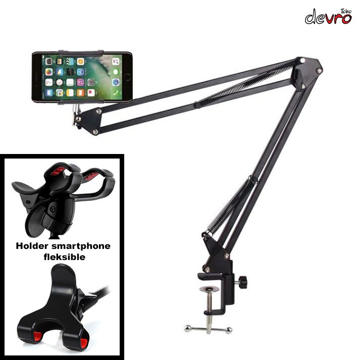 Jual G2 ARM STAND JEPIT MEJA TABLET Stand HP Holder Smartphone Model ...