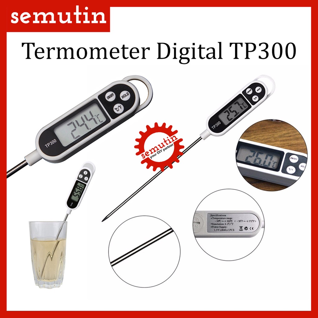Jual Termometer Digital TP300 / Thermometer Makanan Kopi BBQ Minyak ...
