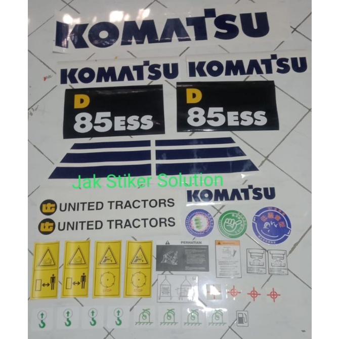 Jual Stiker Dozer Komatsu D85ESS Sticker Alat Berat | Shopee Indonesia