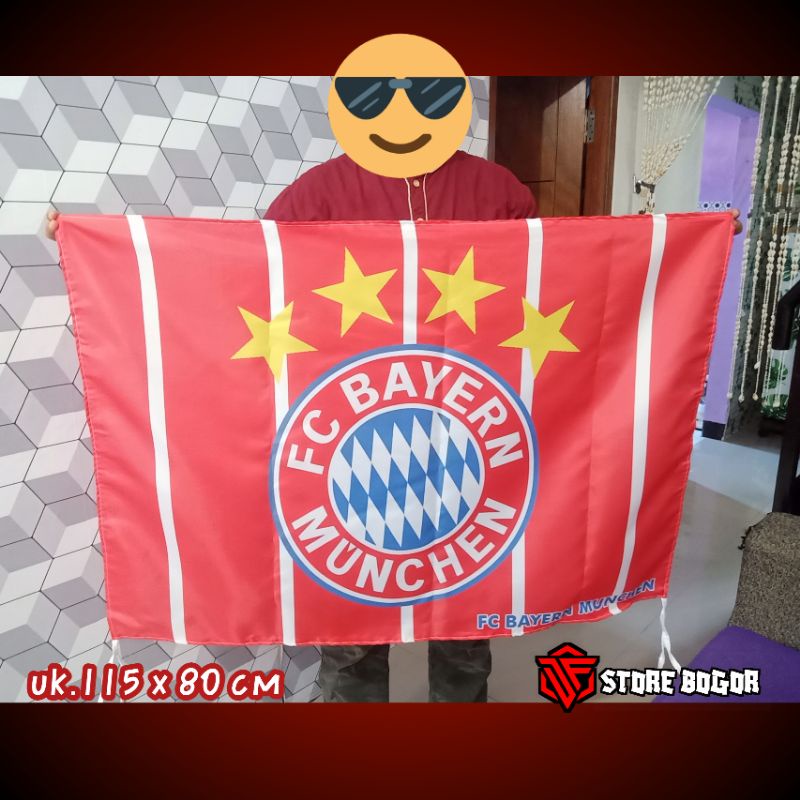 Jual BENDERA BAYERN MUNCHEN FLAG MUNCHEN BESAR | Shopee Indonesia