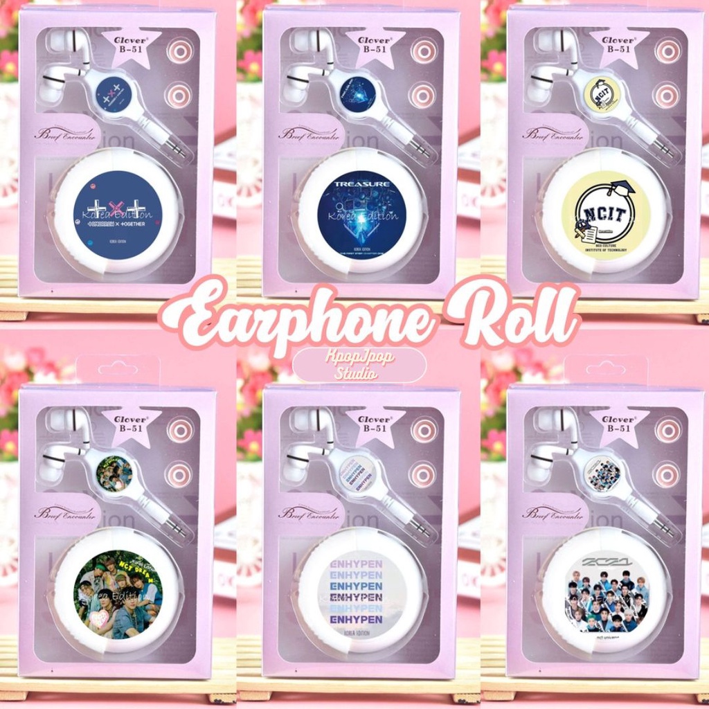 Jual Headphone Earphone Roll Viral Korea Kpop NCT 127 BTS Twice Stary ...