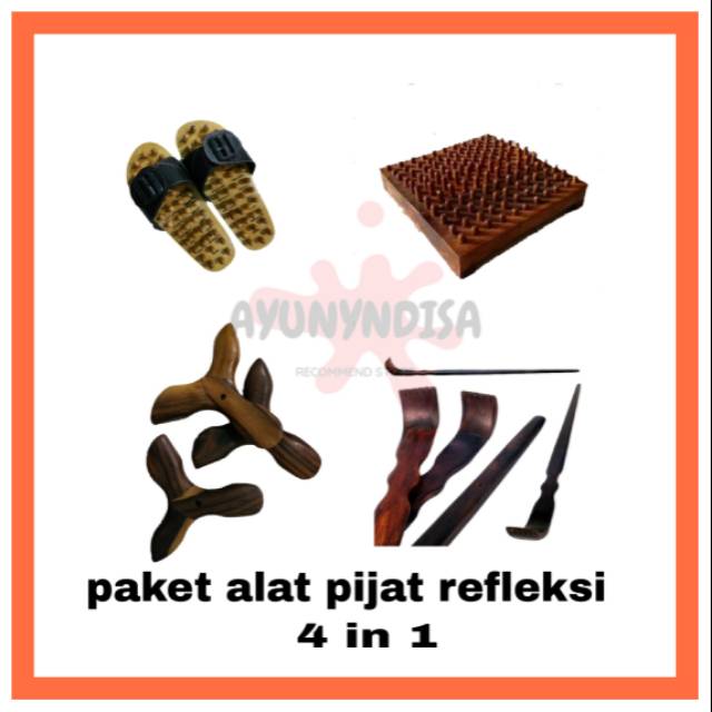 Jual Paket alat pijat kesehatan / alat pijat refleksi 4 in 1 | Shopee ...