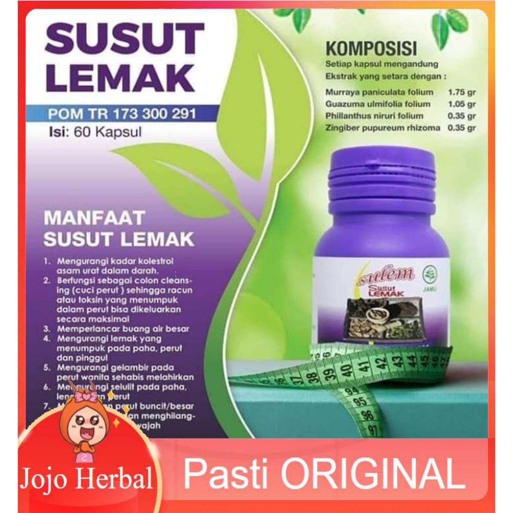 Jual PELANGSING ALAMI Susut Lemak SULEM | Shopee Indonesia