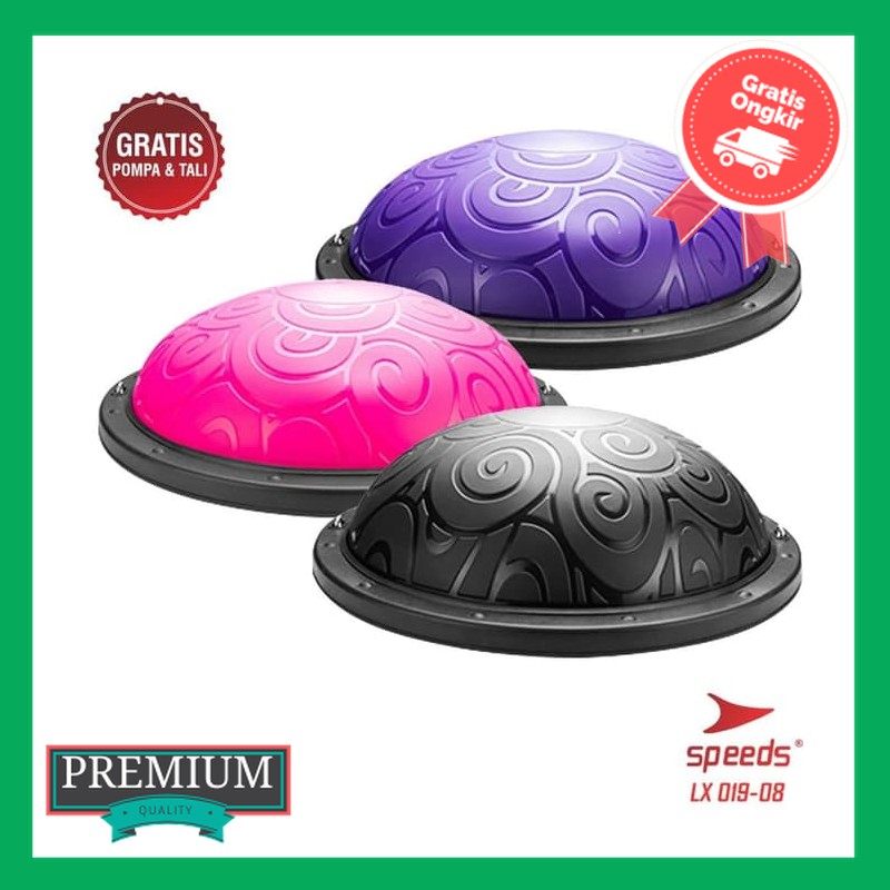 Jual Dijual Bosu Ball Balance Step Trainer Bola Yoga Fitness Balancing ...