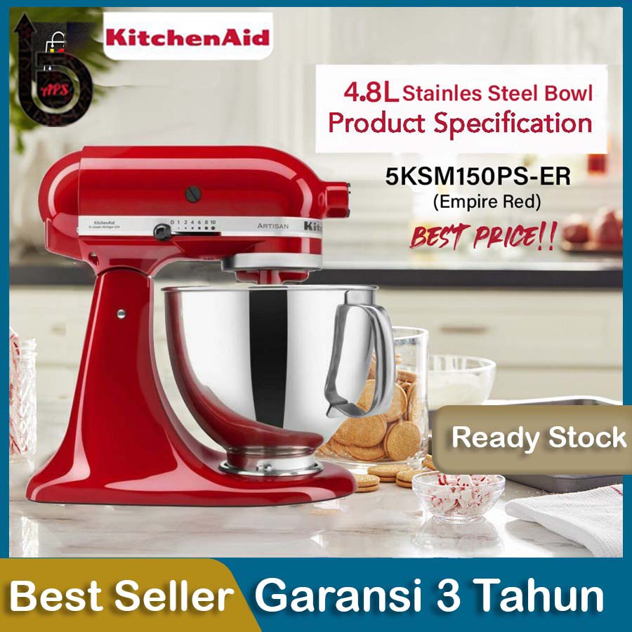Jual Stand Mixer KitchenAid Artisan 5KSM150PS-ER | Garansi Resmi | Shopee Indonesia