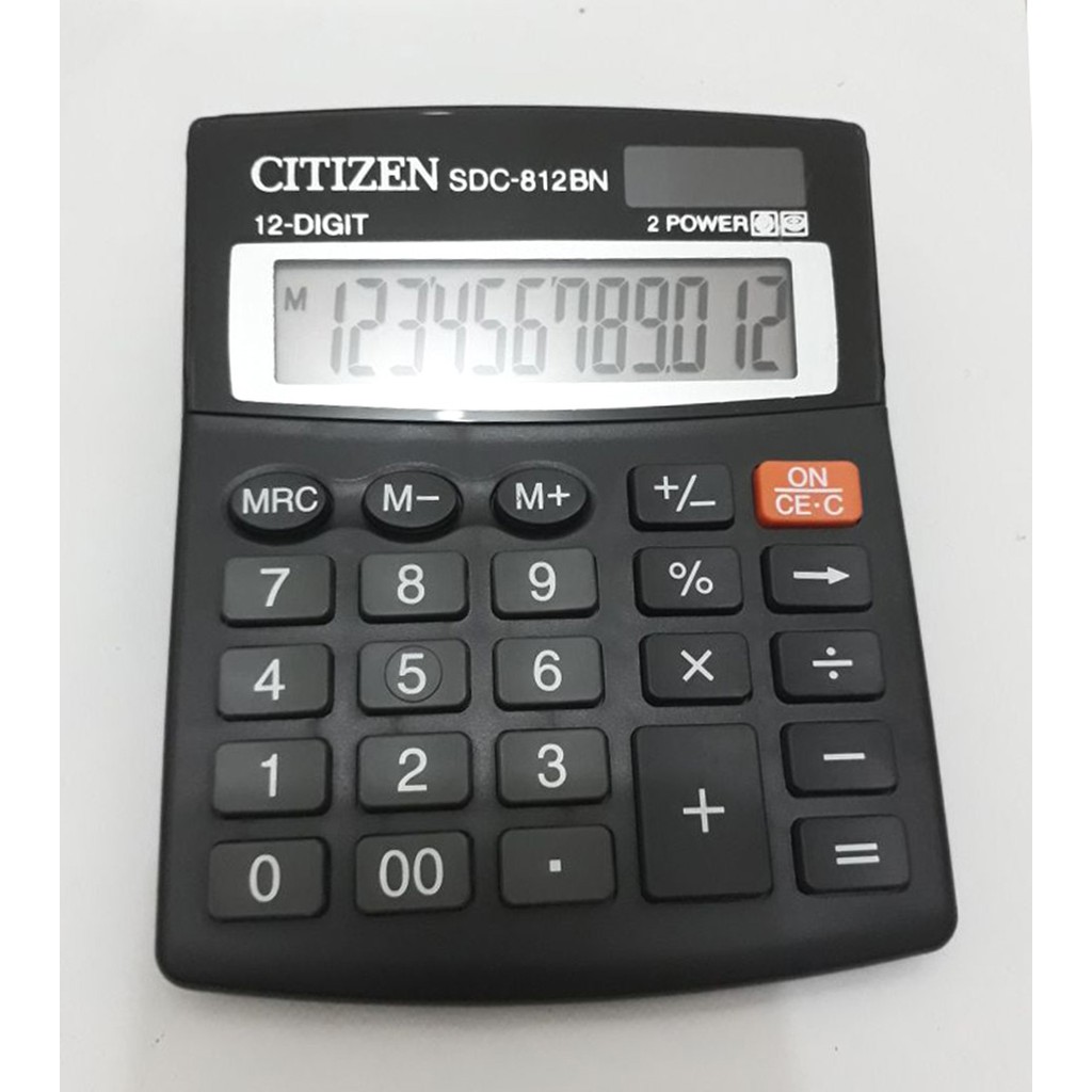 Jual KALKULATOR - CALCULATOR CITIZEN 812 BN / KALKULATOR 12 DIGIT ...