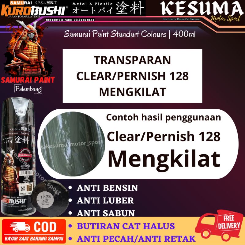 Jual Cat Pilok Pilox Cat Semprot Body Motor SamuraiPaint Clear #128 ...