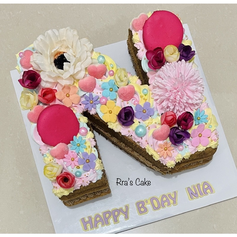 Jual Monogram Cake/ Cake Alphabet | Shopee Indonesia