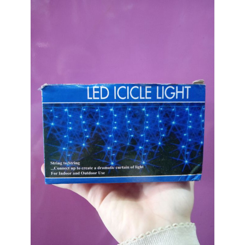 Jual Lampu LED Tumblr Rumbai ICICLE LED Light 5 Meter | Shopee Indonesia