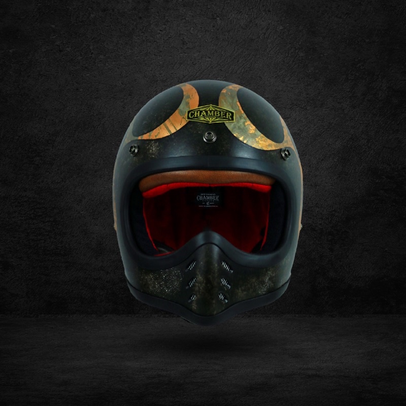 Jual HELM CUSTOM SIMMOTO CHOPPER BOBBER CAFERACER JAPSTYLE | Shopee ...