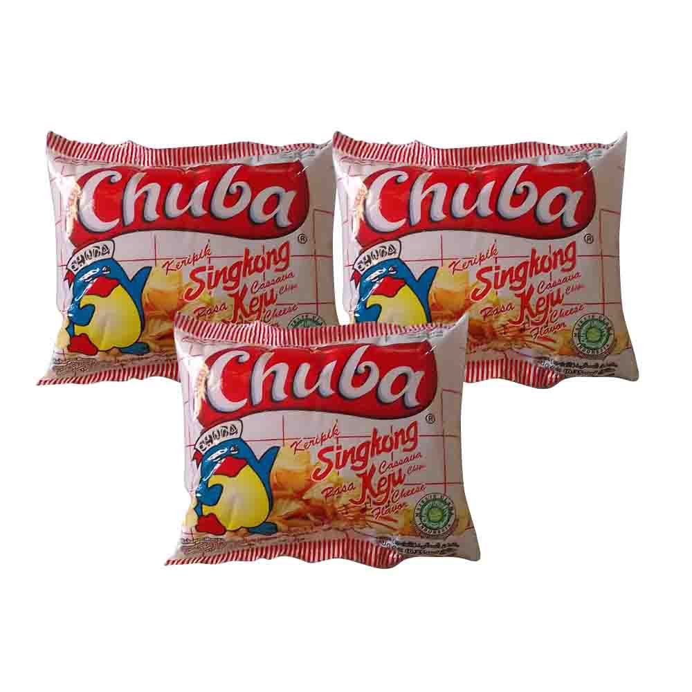 Jual Chiki Chuba Rasa Singkong Keju / makanan ringan / snack murah ...