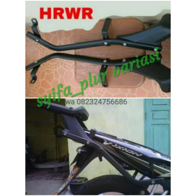 Jual HRWR bracket top box motor bebek matic dan sport givi shad kappa ...