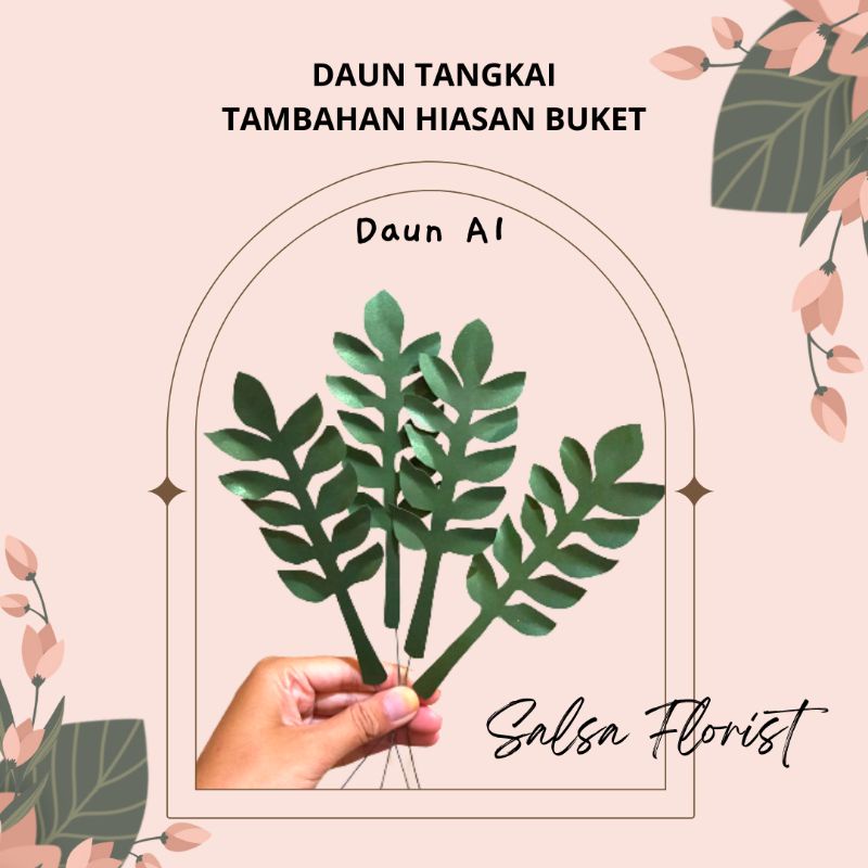 Jual Daun tangkai isian buket bunga/buket uang (harga per 1pcs ...