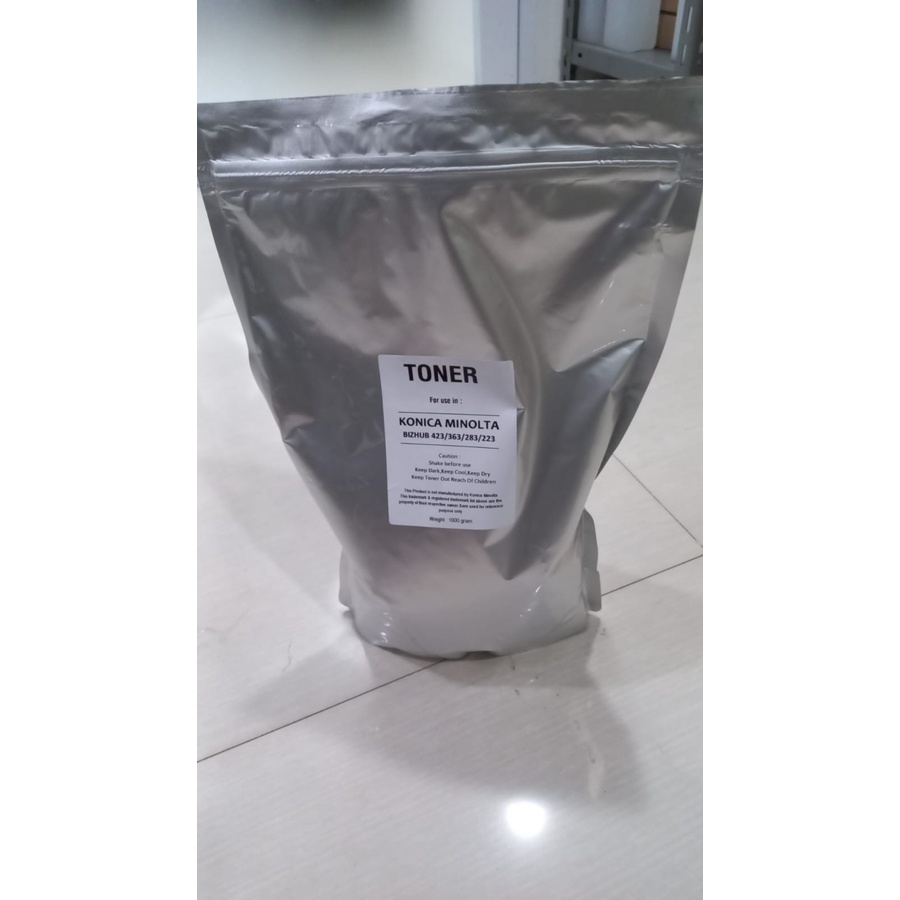 Jual Toner Refill Konica Minolta Bizhub 223 283 363 423 1 Kg Original ...