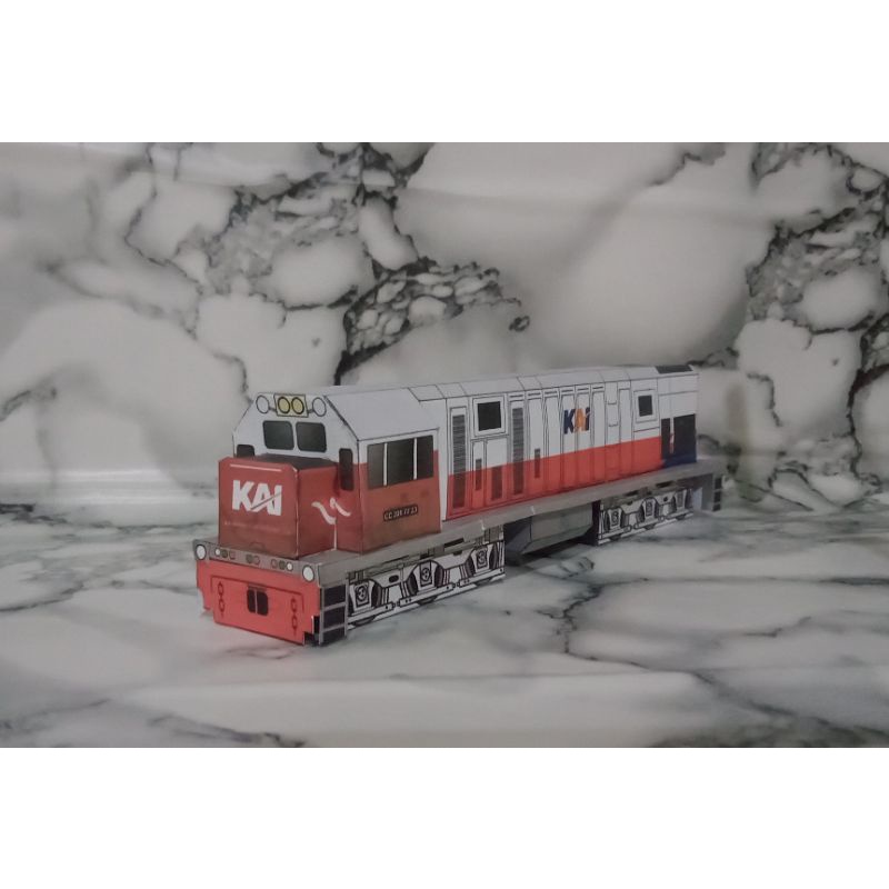 Jual DIY Miniatur Papercraft Lokomotif CC 201 | Shopee Indonesia