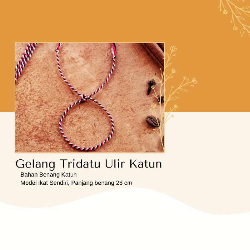 Jual MYSAMAYU - Gelang Tridatu Ulir Katun / Gelang Tridatu khas Bali ...