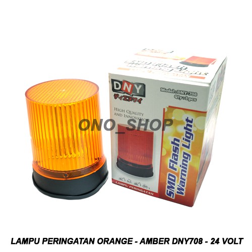 Jual Lampu Peringatan Orange - Amber DNY708 - 24 Volt | Shopee Indonesia