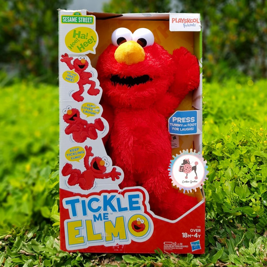 Jual Elmo Sesame Street Tickle Me Elmo | Shopee Indonesia