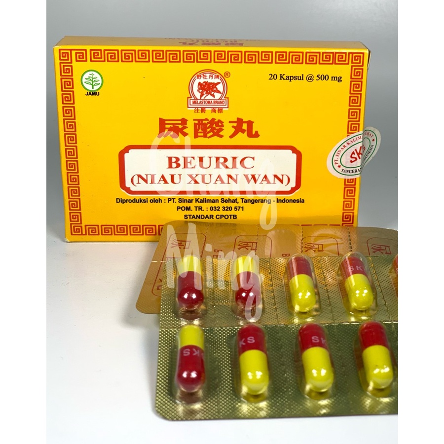 Jual Beuric Niao Xuan Wan Obat Asam Urat - Strip isi 20 | Shopee Indonesia