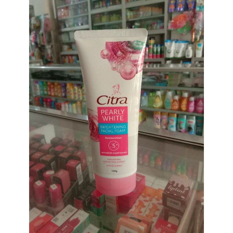 Jual Citra facial foam pearly white/mutiara 100g | Shopee Indonesia