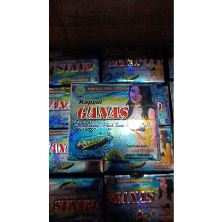 Jual kapsul Ganas original isi 10 sachet | Shopee Indonesia