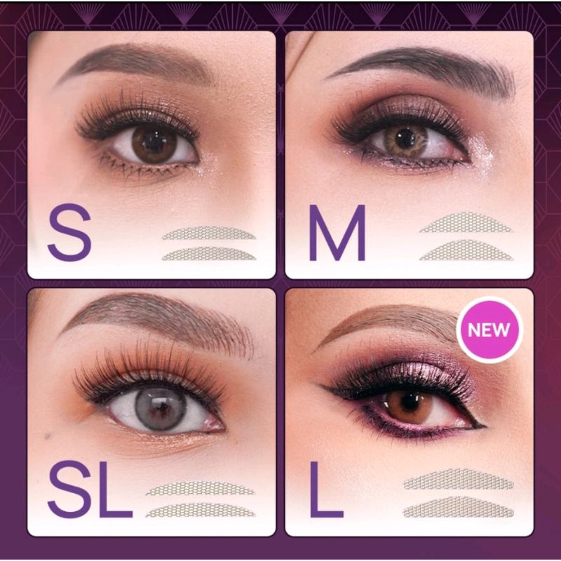Jual HARA X NANATH NADIA EYELID VEIL (SCOT MATA JARING) 90pcs | Shopee ...