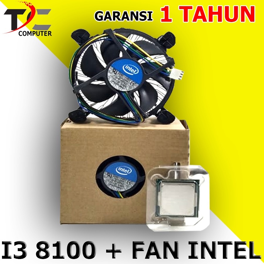 Jual Intel Core Processor i3 8100 LGA1151 3.60Ghz Plus Fan | Shopee Indonesia