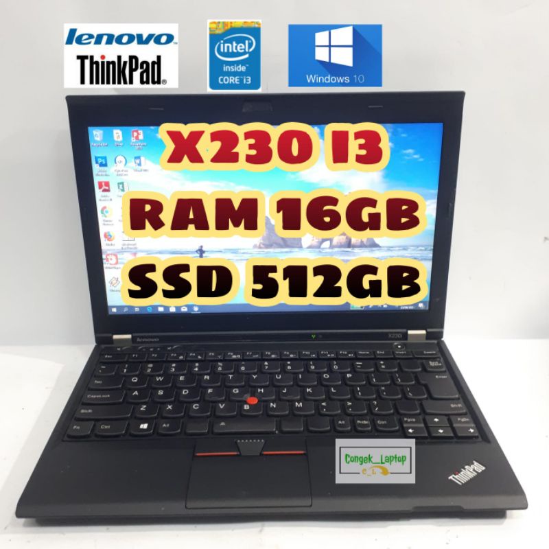 Jual LAPTOP LENOVO THINKPAD X230 INTEL CORE i3- 3110m |RAM 16GB |SSD ...