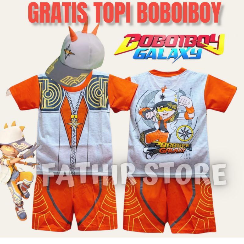 Jual STELAN KOSTUM BOBOIBOY SOLAR GALAXY GRATIS TOPI TERMURAH / BAJU ...