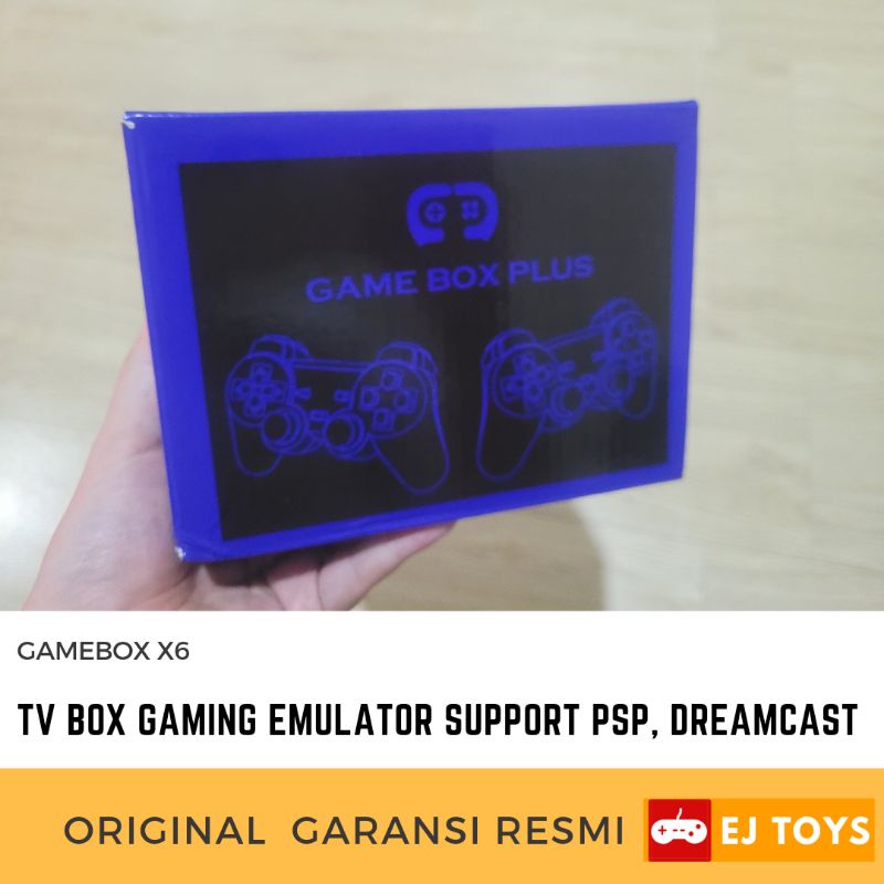 Jual EJ Toys Game Box X6 Retro Emulation TV Gaming Support PS1 PSP NDS ...