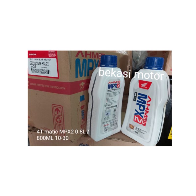 Jual MPX2 800ML / 0.8 10W-30 Oli 4T matic honda beat vario scoopy spacy mio xeon xride nex pcx ...