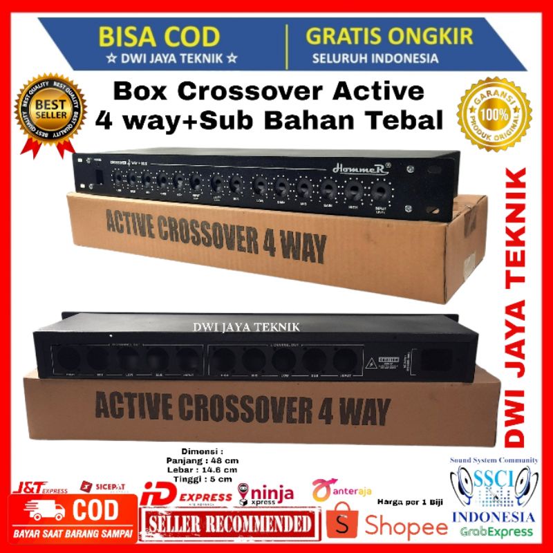 Jual Box Crossover Bok Crosover Active 4 Way tebal | Shopee Indonesia