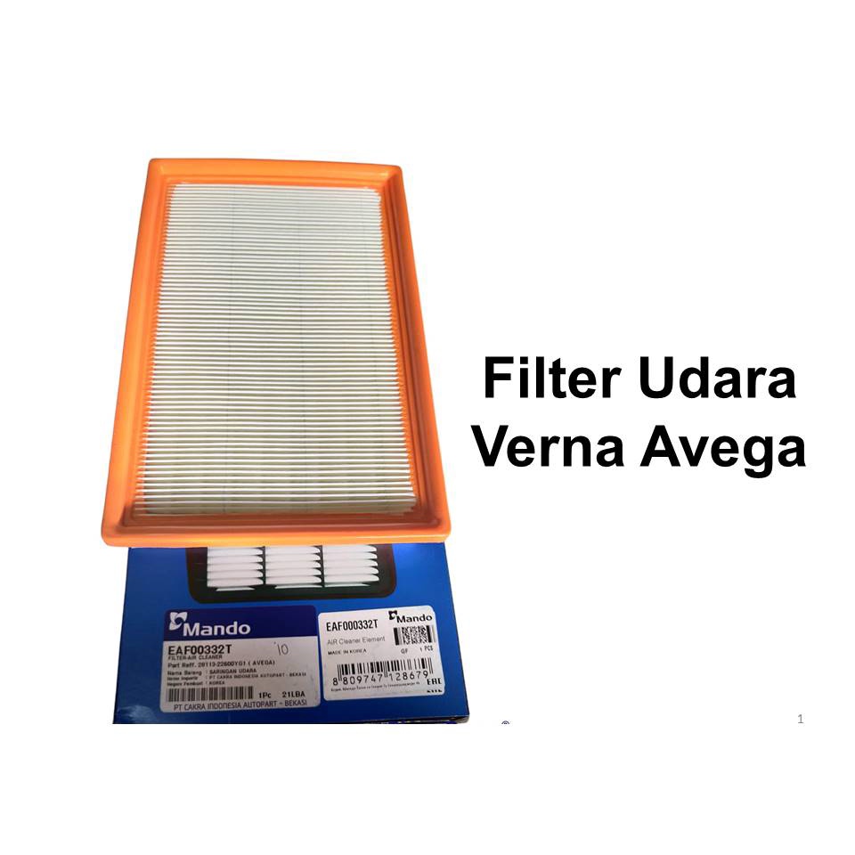 Jual Filter Udara Verna Avega Saringan Air Filter Udara Hawa Hyundai ...