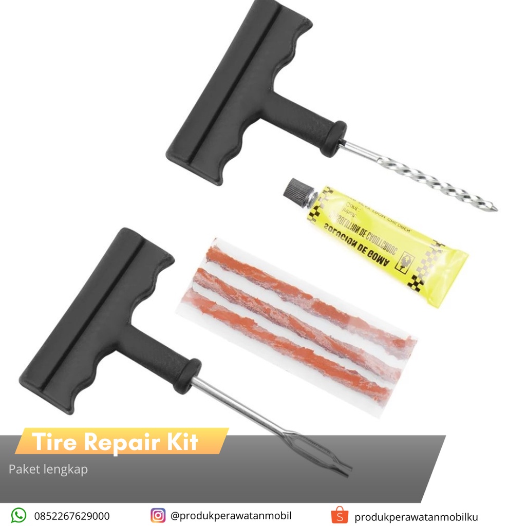 Jual Peralatan Alat Tambal Ban Tubles Tubeless Motor Mobil Praktis ...