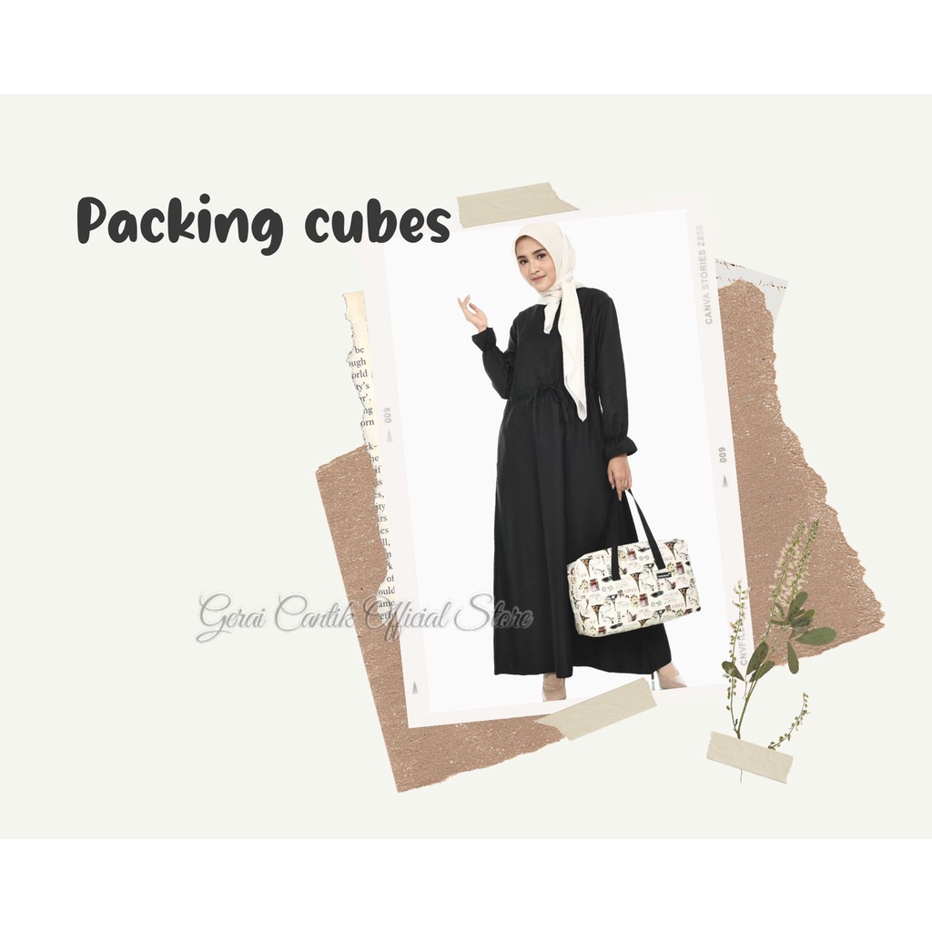 Jual Packing Cubes Tas Packing Traveling Praktis Simpel Ringan Ukuran ...