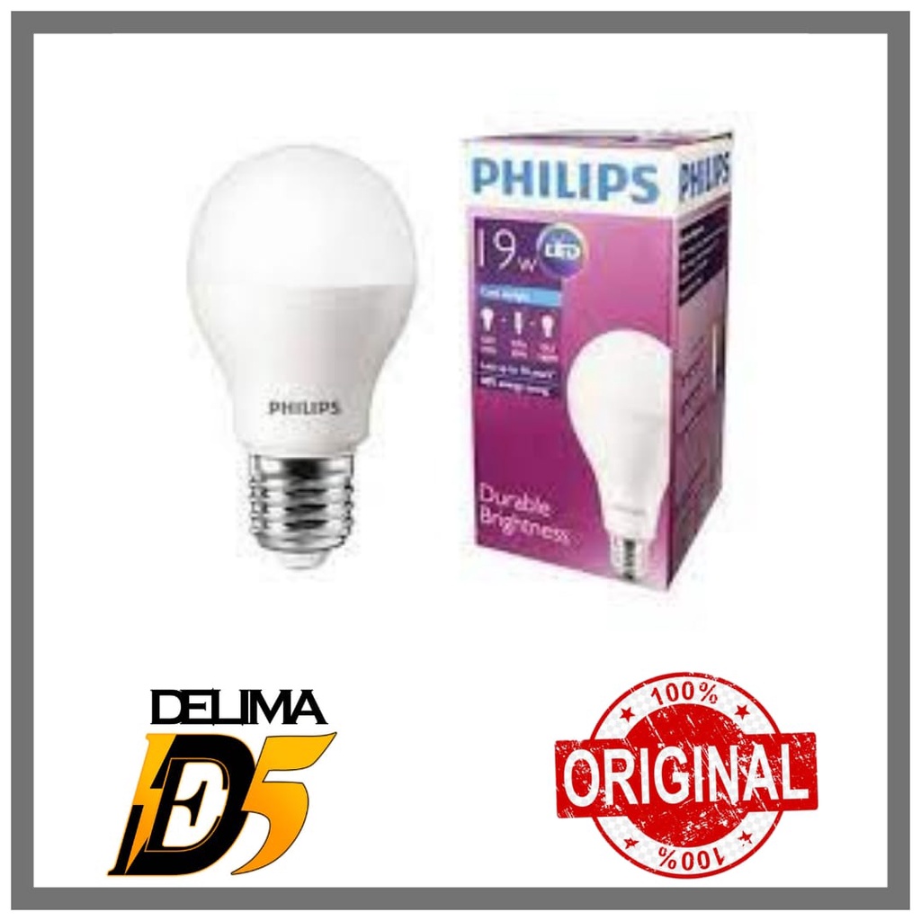 Jual Philips LED Bulb 19W E27 - (6500K - Putih) | Shopee Indonesia